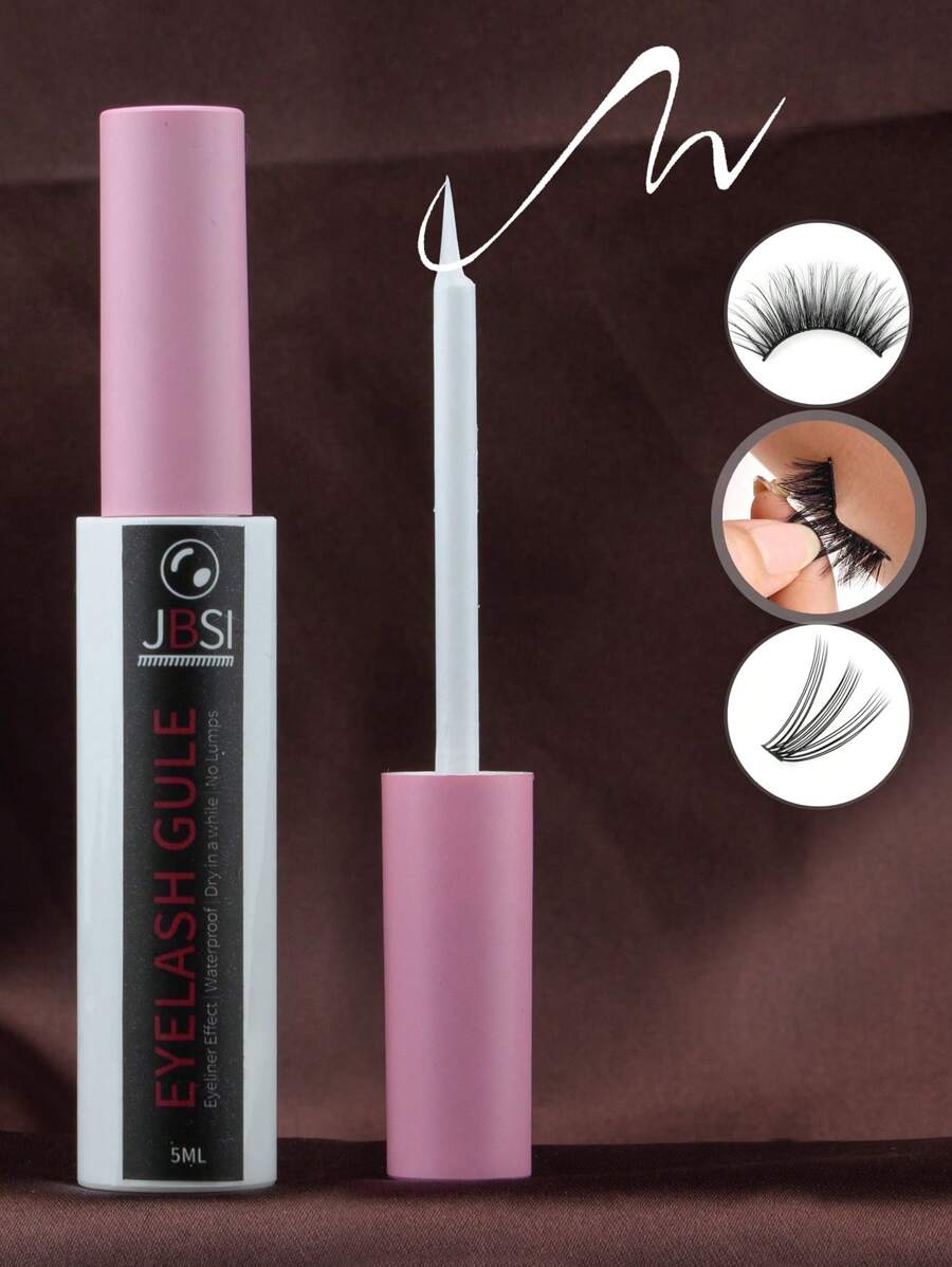 1pc Clear Eyelash Glue, Super Strong Hold Long-Lasting False Eyelash ...