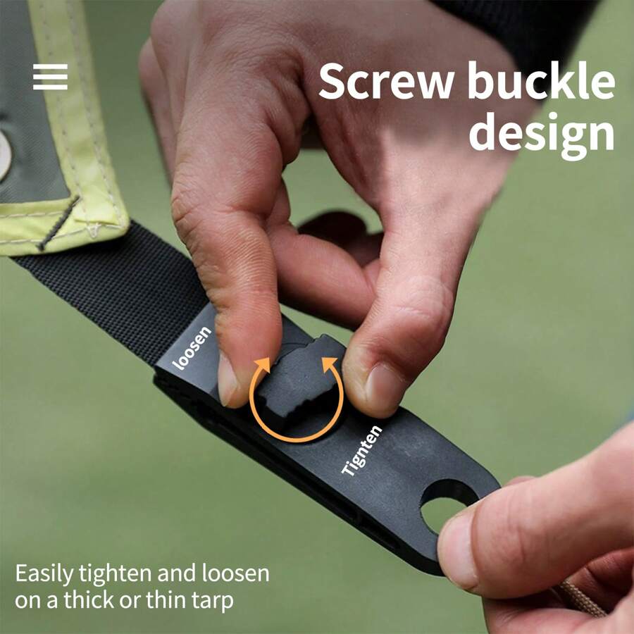 30Pcs Tarp Clips Set, 10 Heavy Duty Tarp Clips With 10 Ball Bungee ...