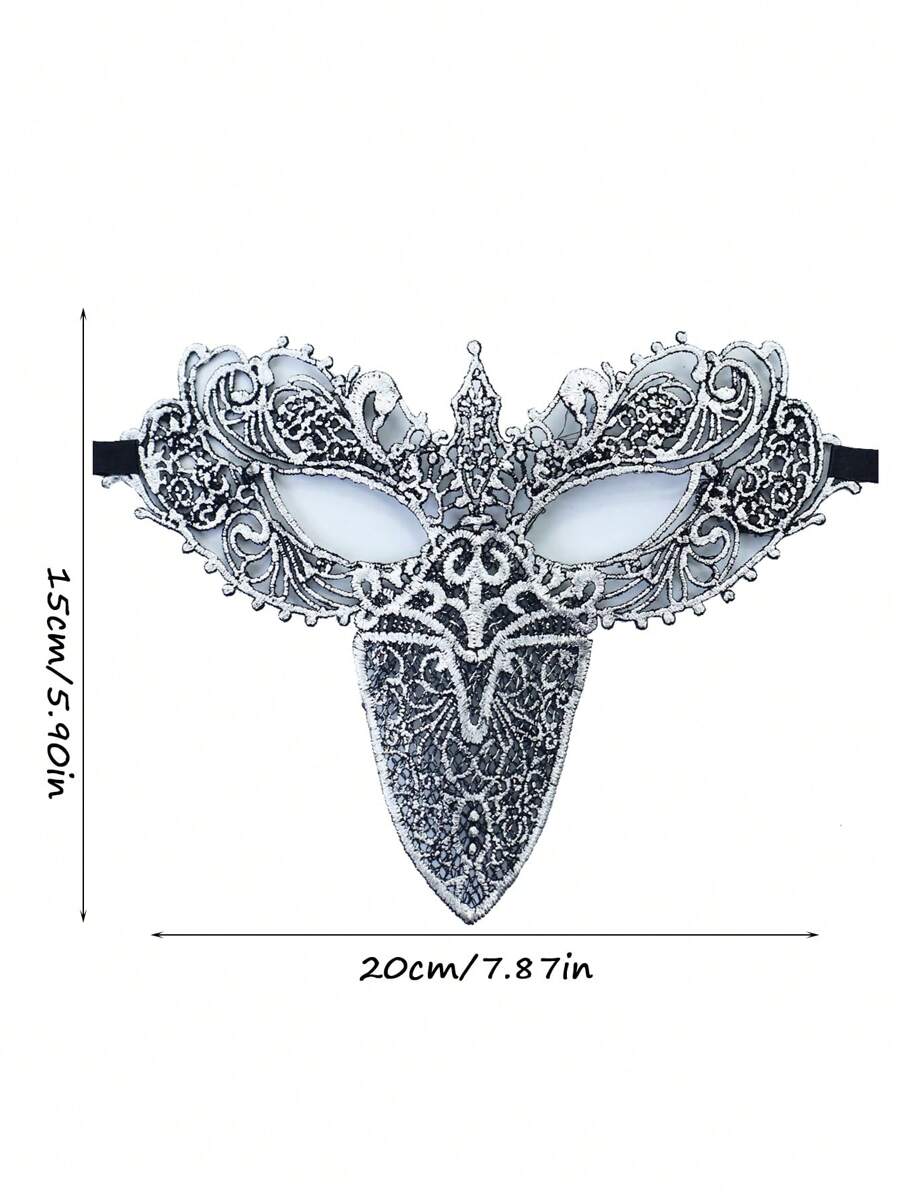 Novelty Long-Nose Lace Beak Mask For Makeup, Dance Parties, Holidays ...