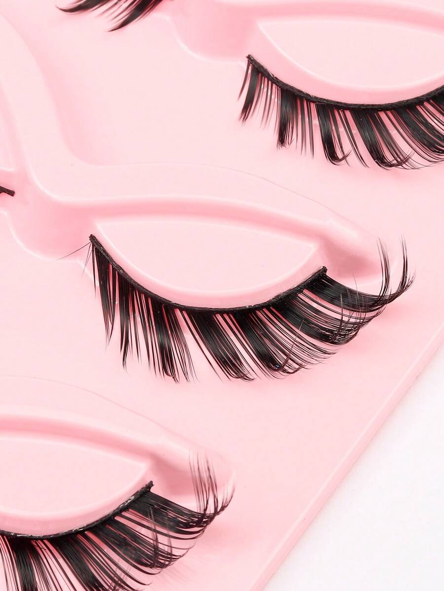 Azenlo's Five Pairs Of C Curly Three-Dimensional Complete False ...