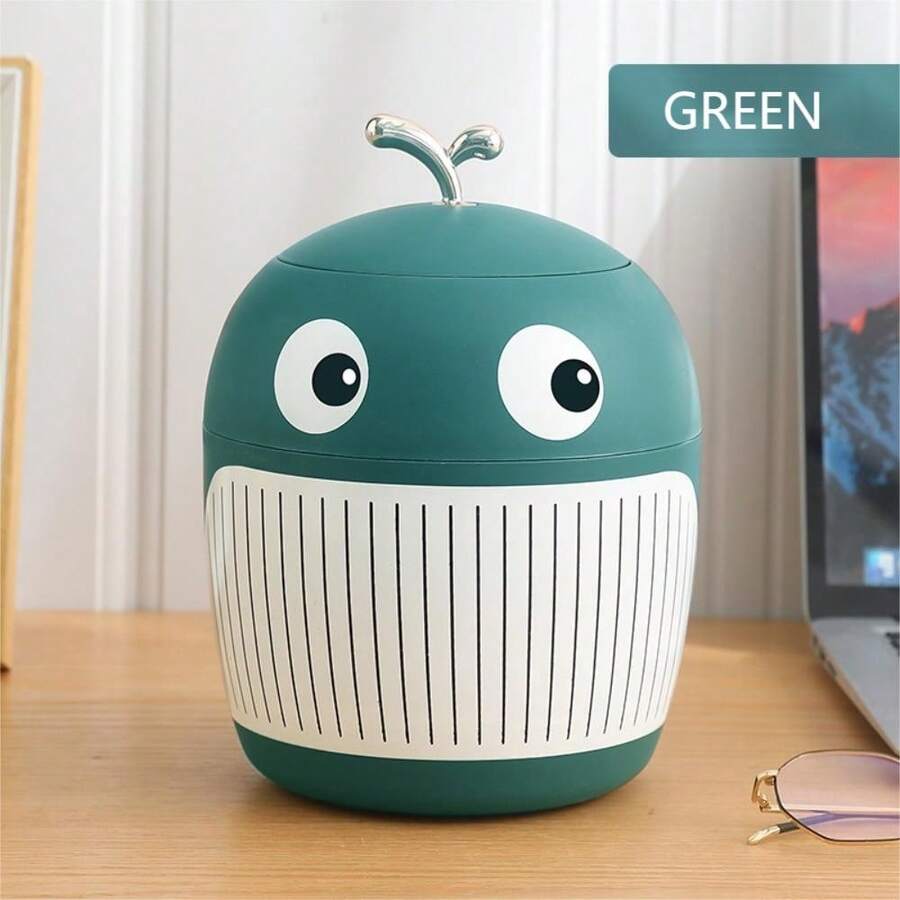 1pc 3.5L Desktop Trash Bin, Three-Stage Storage Container, Morandi ...