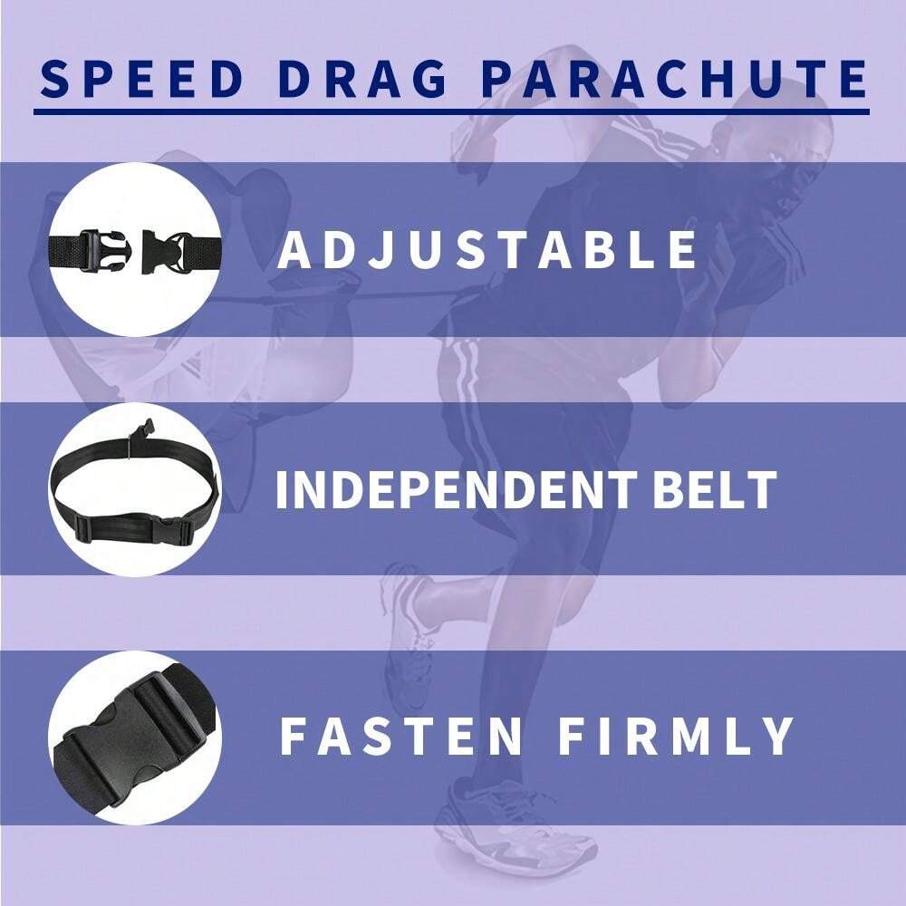 1 Pack Speed Resistance Umbrella Track And Field Running Deceleration ...