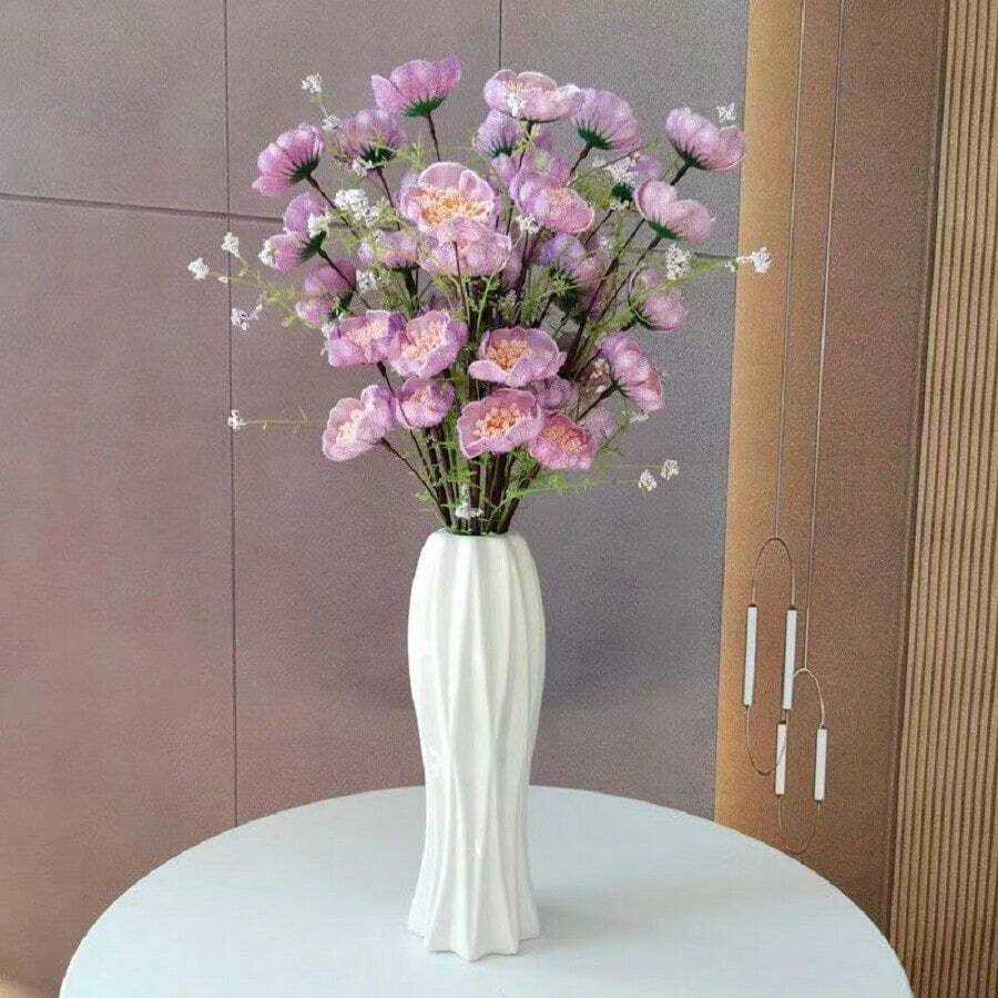 Luxury High-Grade Artificial Azalea Flower Decoration For Living Room ...