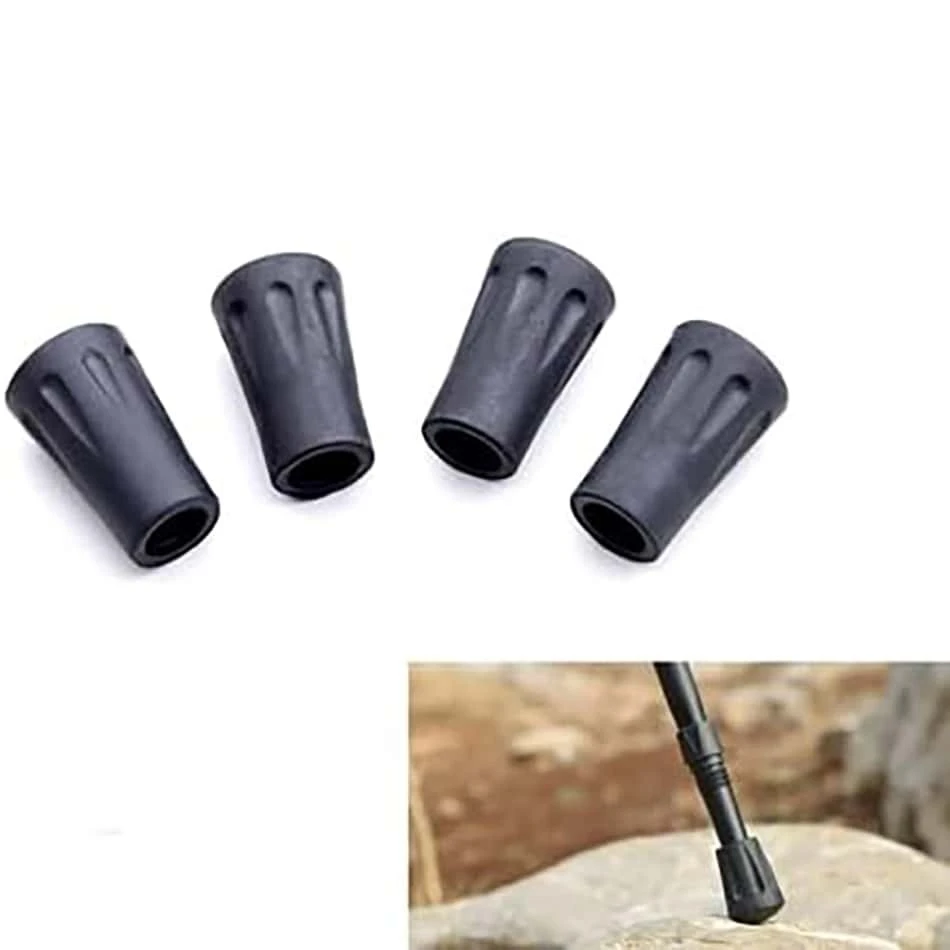 Walking Stick 2/4pcs Rubber Trekking Pole Replacement Parts - Rubber ...