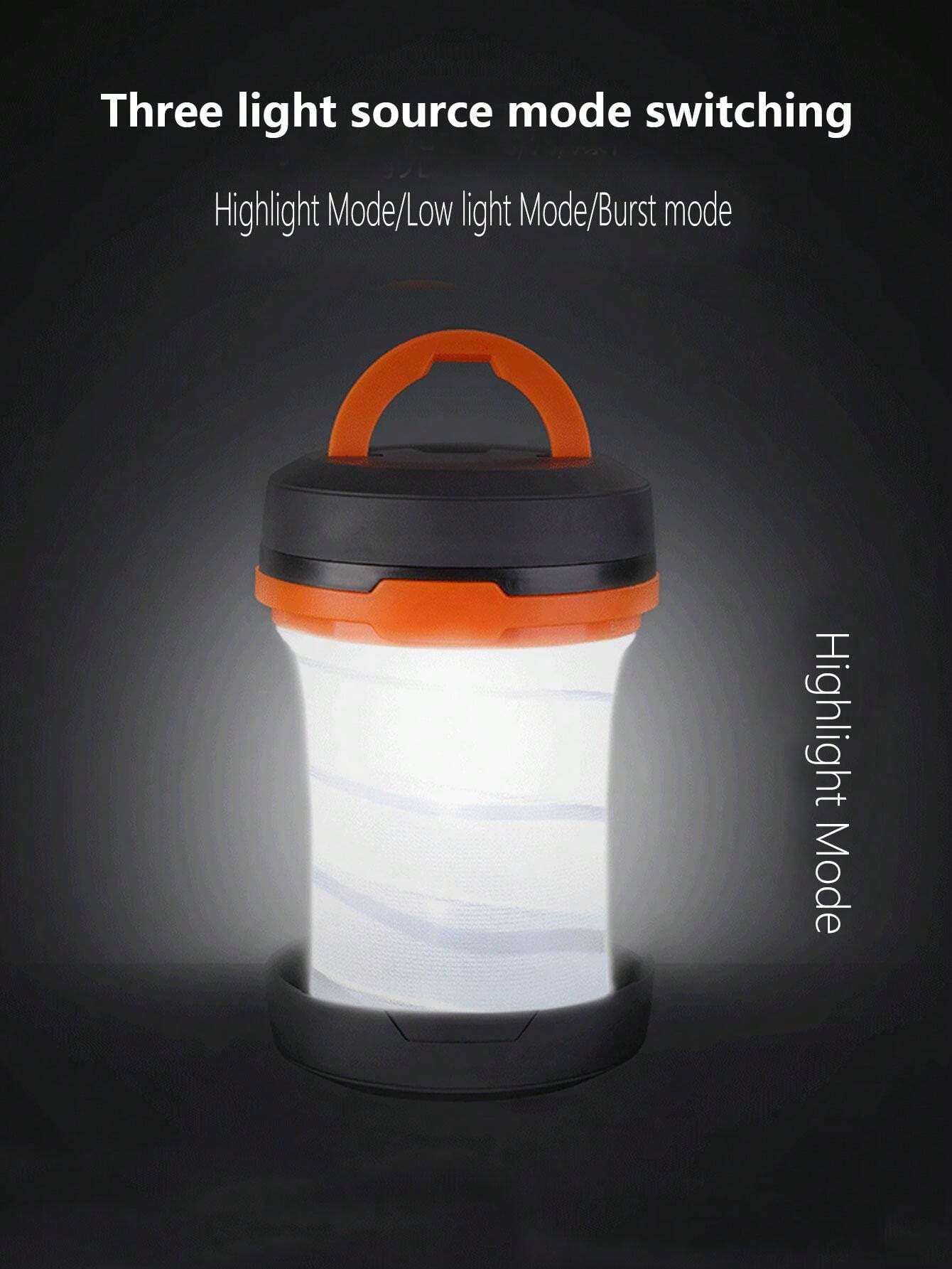 Linterna de camping LED plegable, linterna de camping alimentada por ...