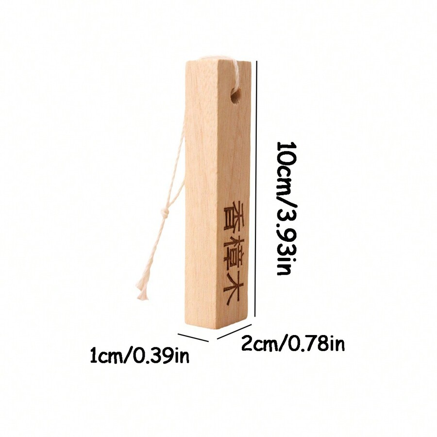 Camphor Wood Stick And Block Package: 5 Self-Adhesive Bags Of 10x2x1cm ...