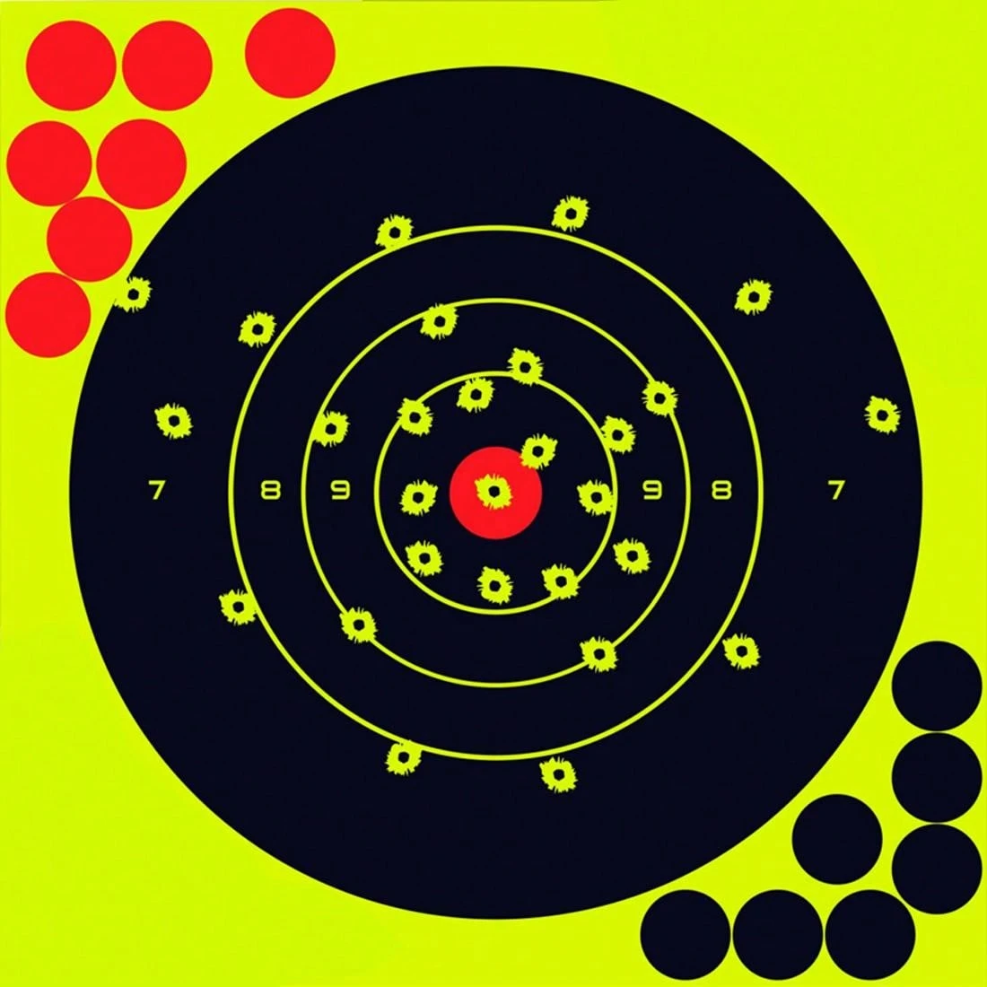 10pcs 12*12inch Splatter Target Sticker Self Adhesive Shooting Targets ...