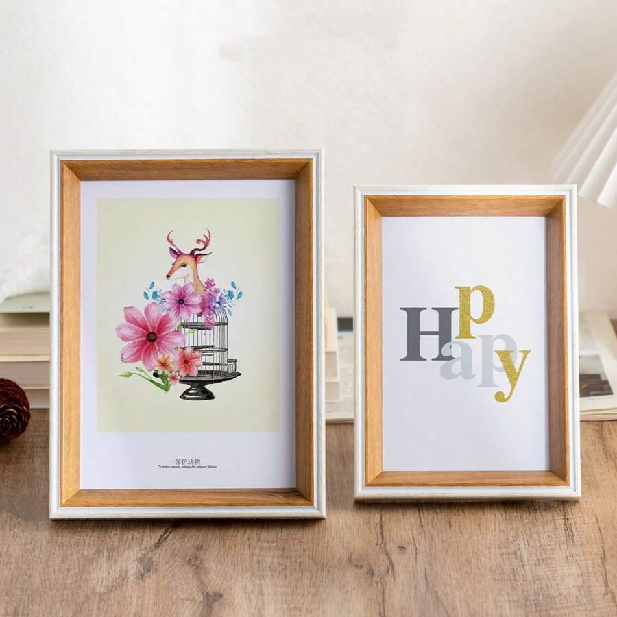 6x8 Inch Picture Frame Made Of 100% Solid Wood And High Definition ...