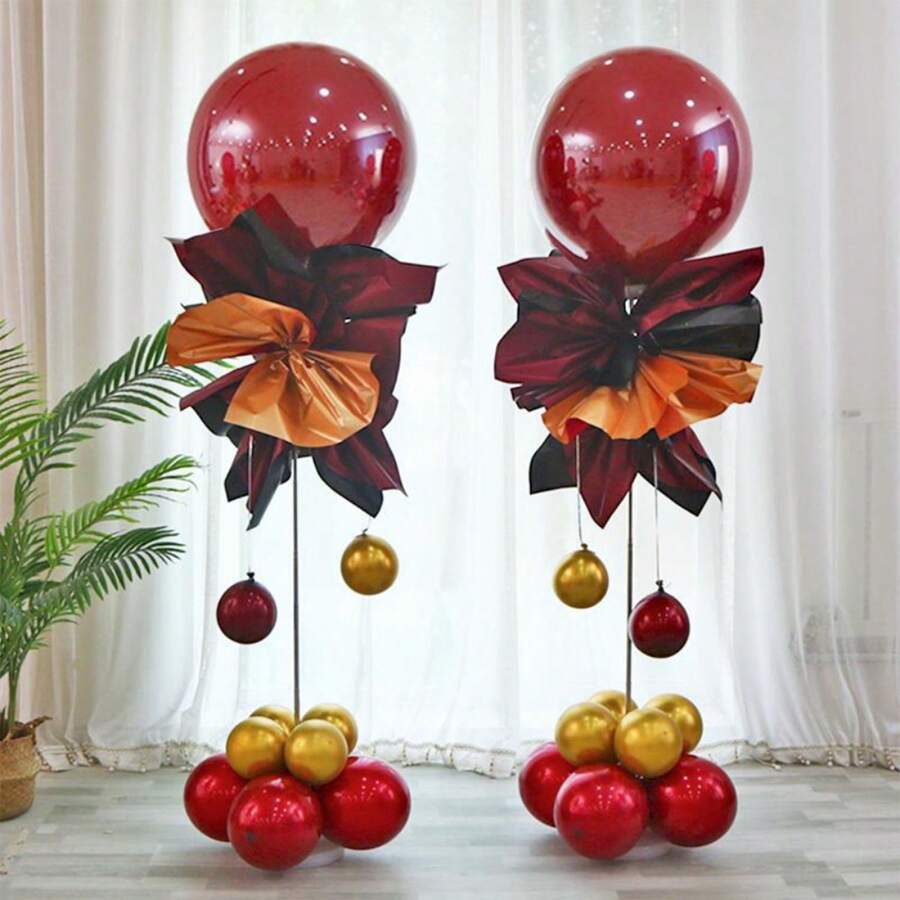 1 / 2 Set Of 2M Retractable Balloon Guide Party Decoration Balloon Rack ...