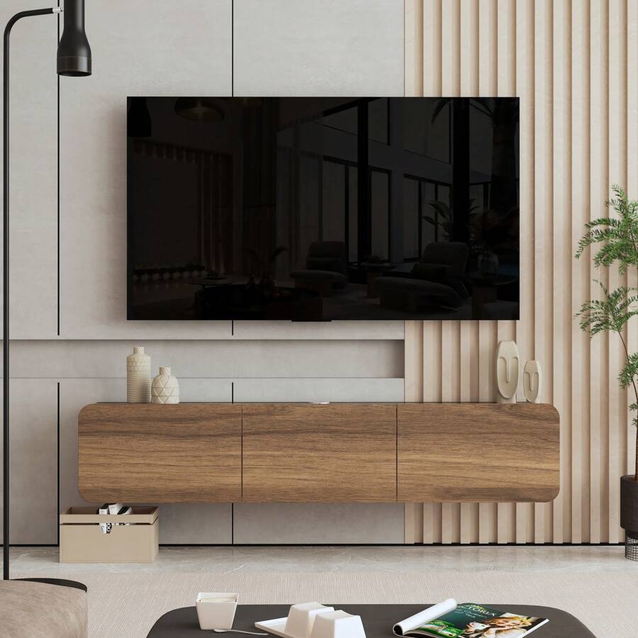 Atelier Mobili Floating Wall TV Stand, Floating Entertainment Center ...