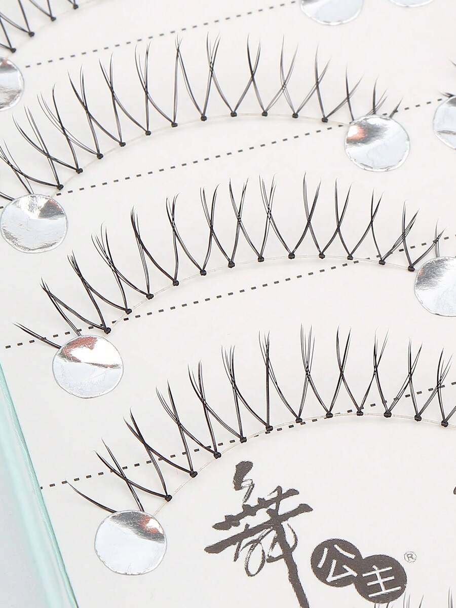 10 Pairs/Set One-Piece False Eyelashes, Super Soft Crossed & Ultra-Fine ...