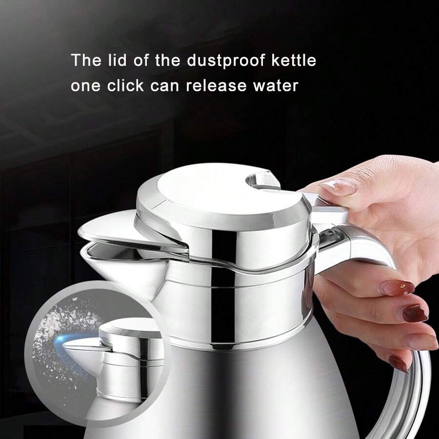 Thermal Coffee Carafe 304Vacuum Jug - 24 Hours Hot Beverage Dispenser, Insulated Stainless Steel ...