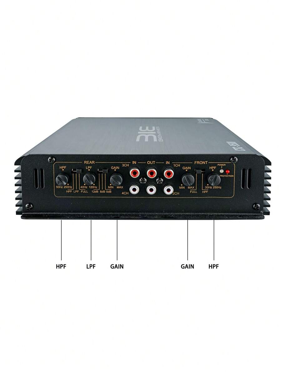 1pc Bemines ZL-9500 Black 3D Stereo Heat Dissipating Design All ...