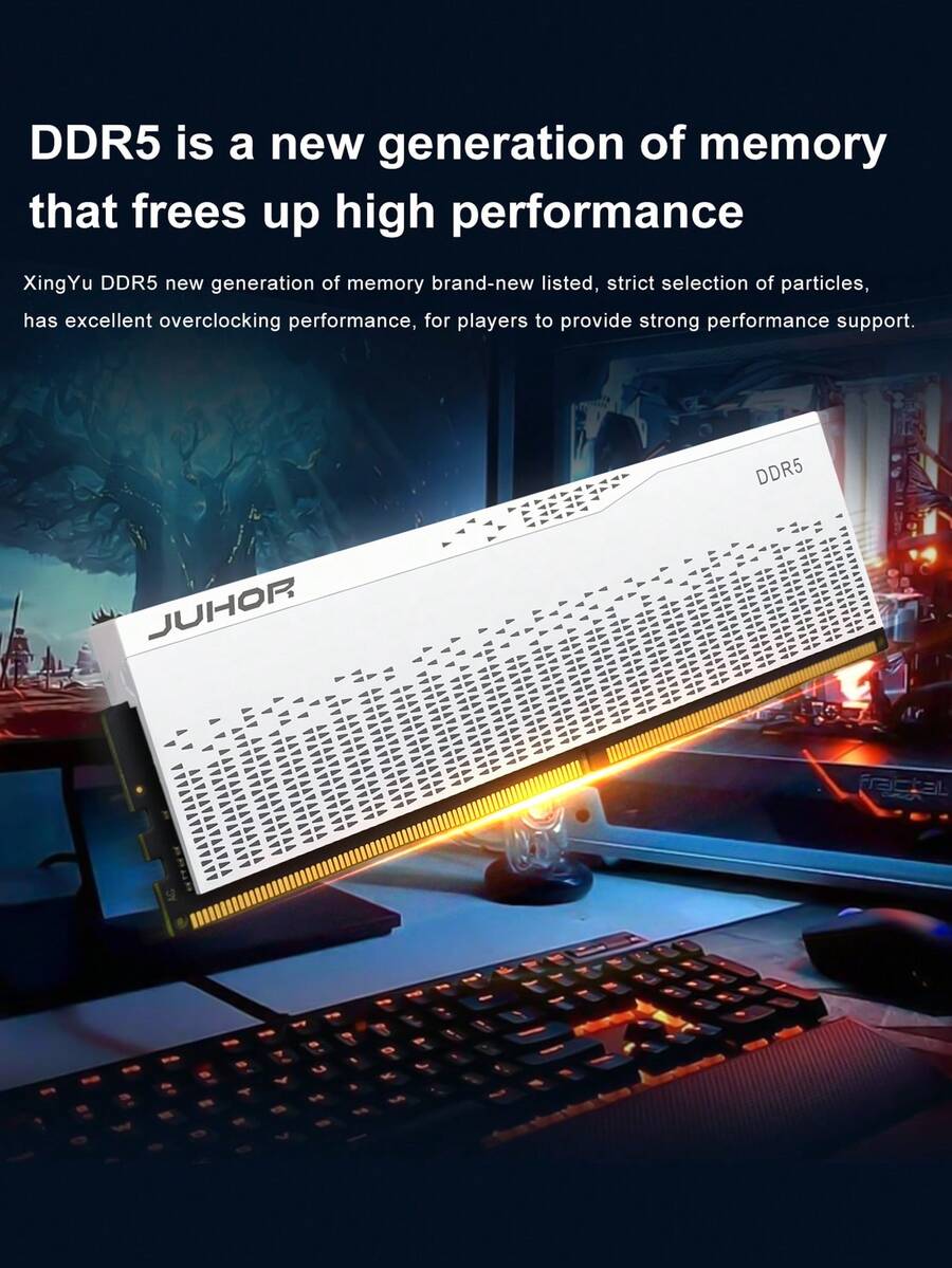 JUHOR DDR5 RAM 16GB 32GB 5600MHz 6000MHz 6400MHz 6800MHz 7200MHz DDR5 XMP3.0 DIY Computer ...