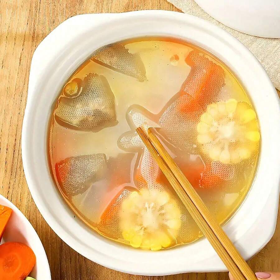 12/100pcs Round Food Oil Absorbing Paper, Kitchen Special Cooker Soup ...