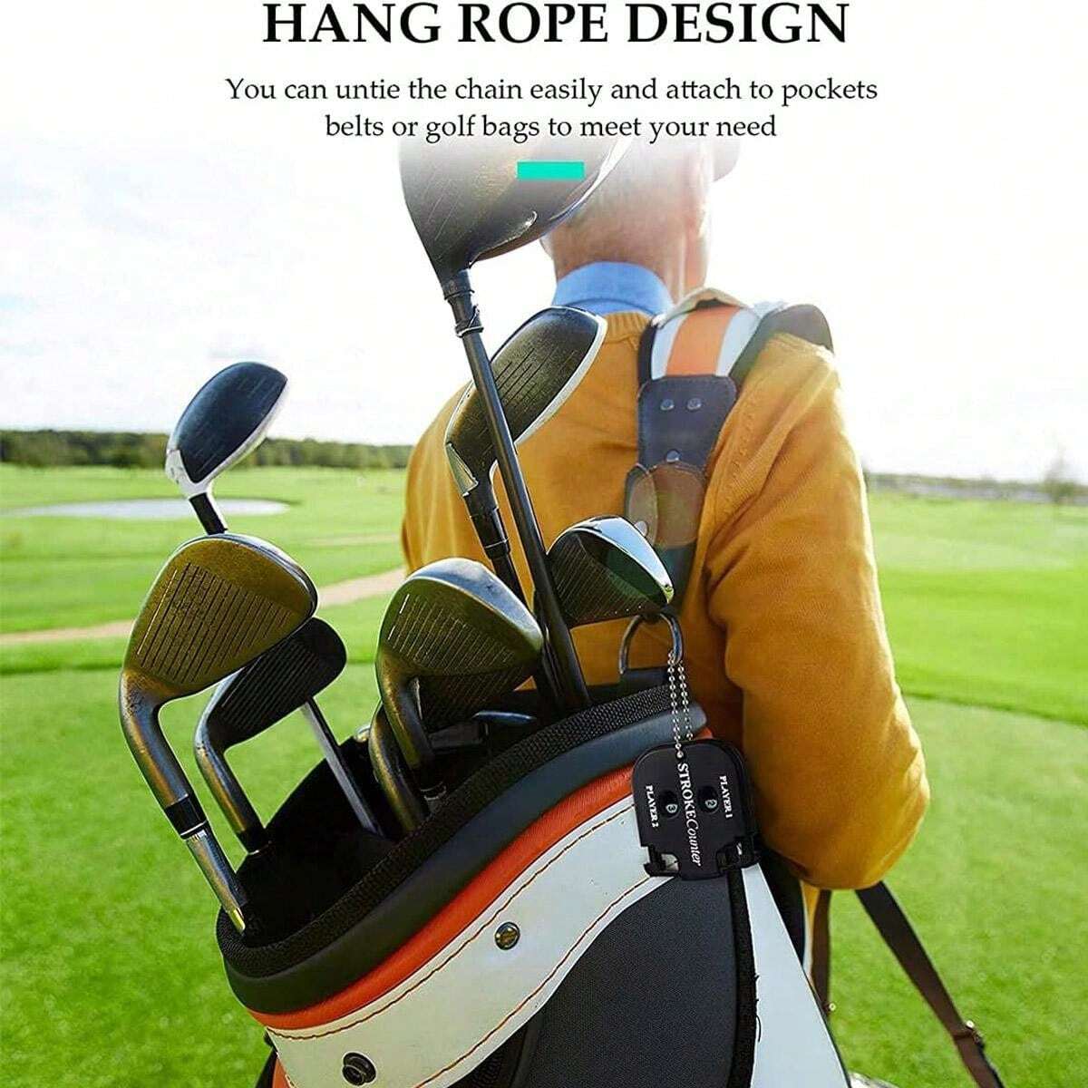 Golf Score Counter 2 Pcs 2 Player Stroke Counter Golf Score Indicator 2 ...