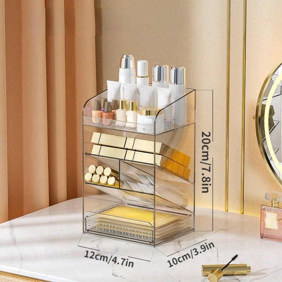 Acrylic Transparent Cosmetics Storage Box, Desktop Storage Box ...