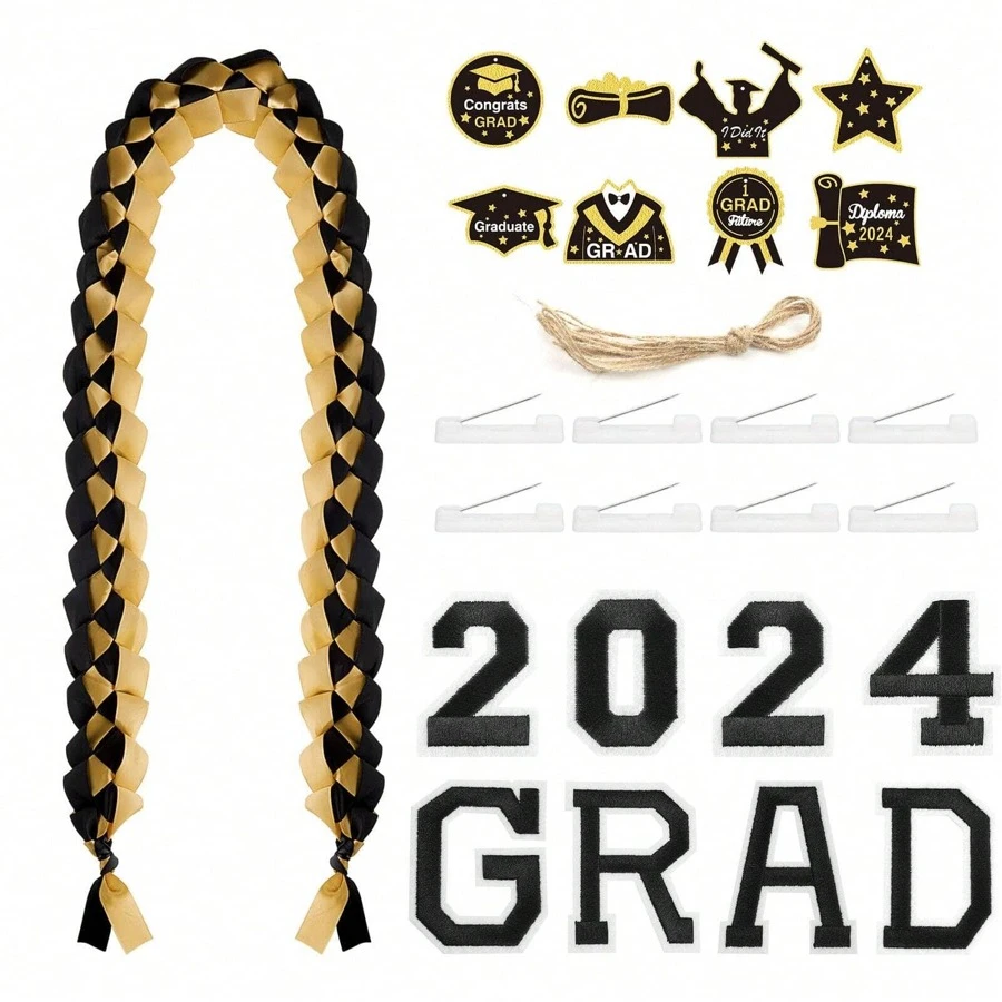 Graduation Leis 2024, Graduation Money Leis Handmade Double Braided ...
