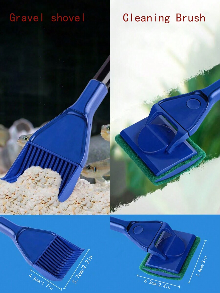 6-In-1 Aquarium Fish Tank Cleaning Kit, Includes Water Changer ...