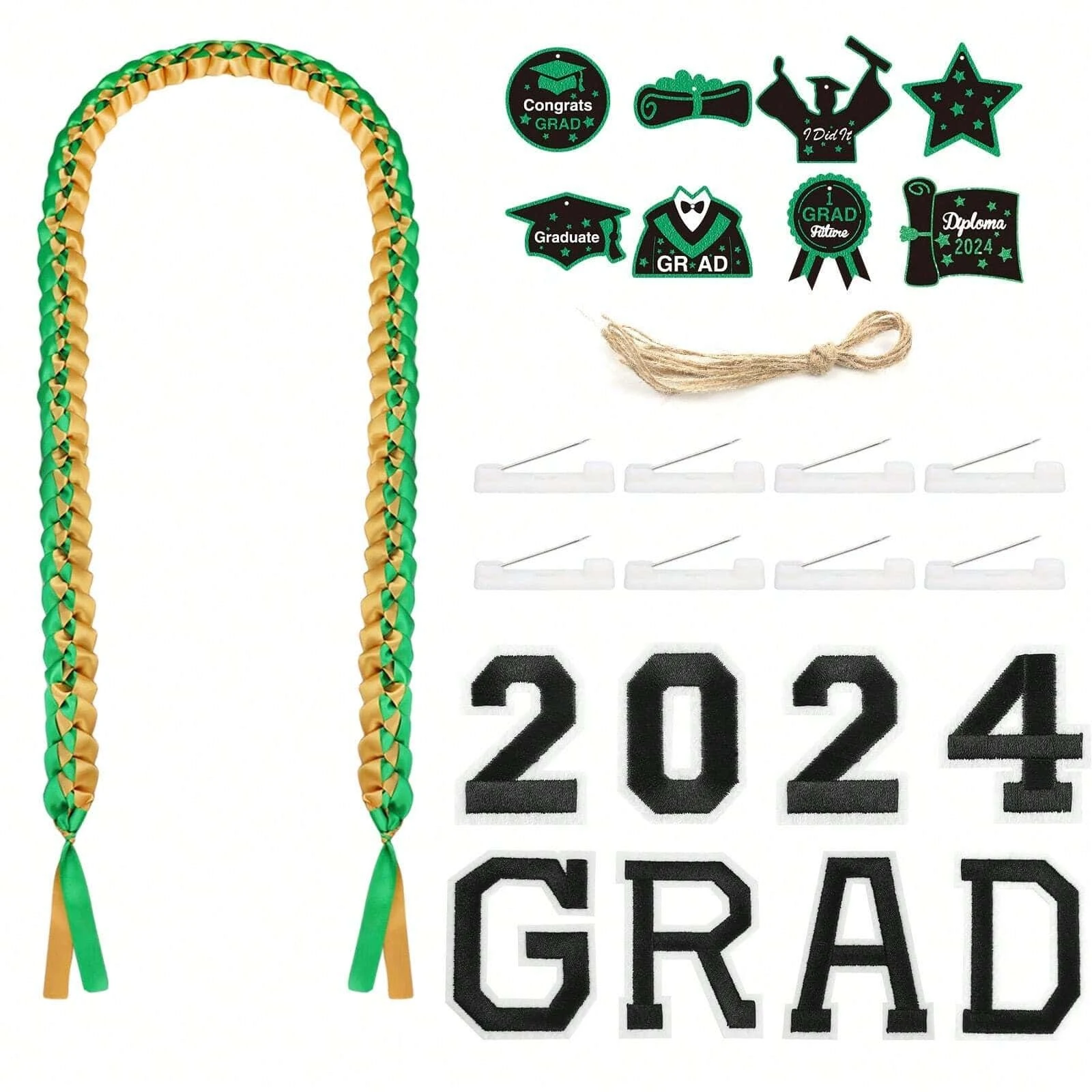 Graduation Leis 2024, Graduation Money Leis Handmade Double Braided ...