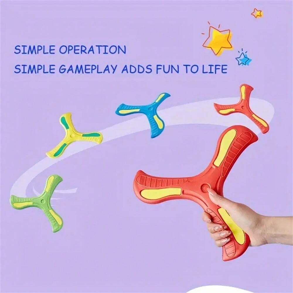 Soft Three-Leaf Boomerang Toy - Exciting & Educational, Interactive ...