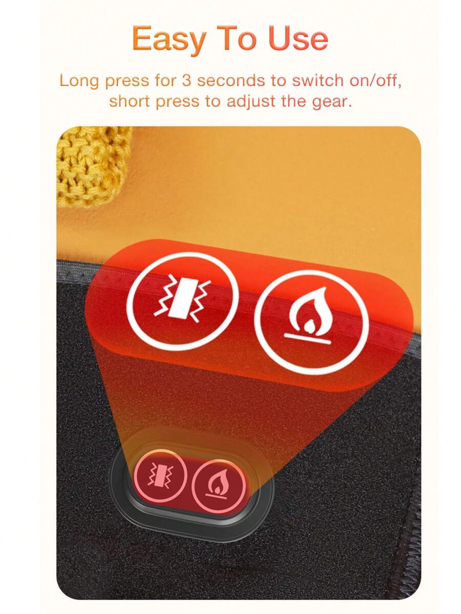 Electric Knee Pads - Soothing Vibration Massage For Instant Comfort ...