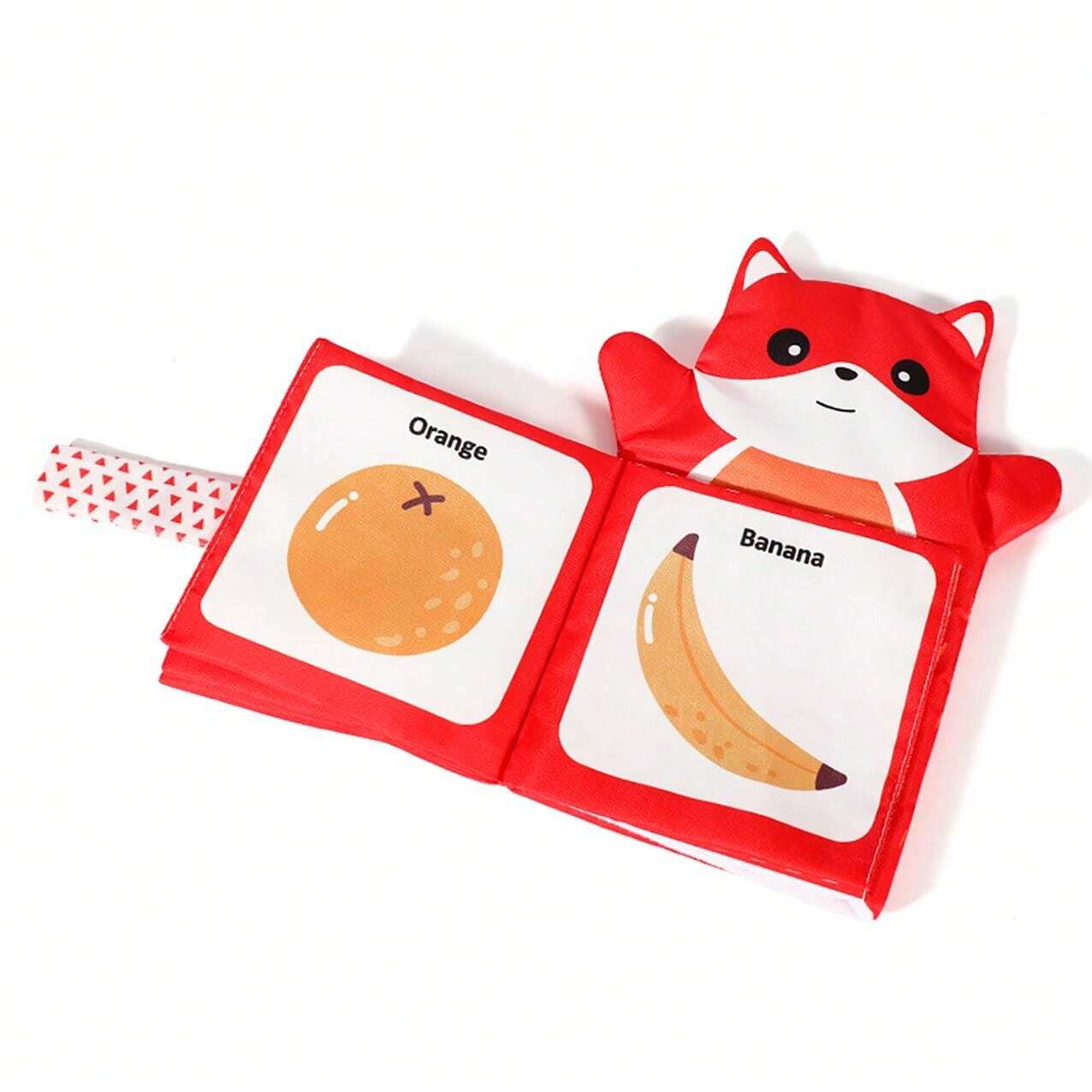 Baby Soft Cloth Book With Hand Puppet, Animal Touch And Feel Crinkle ...