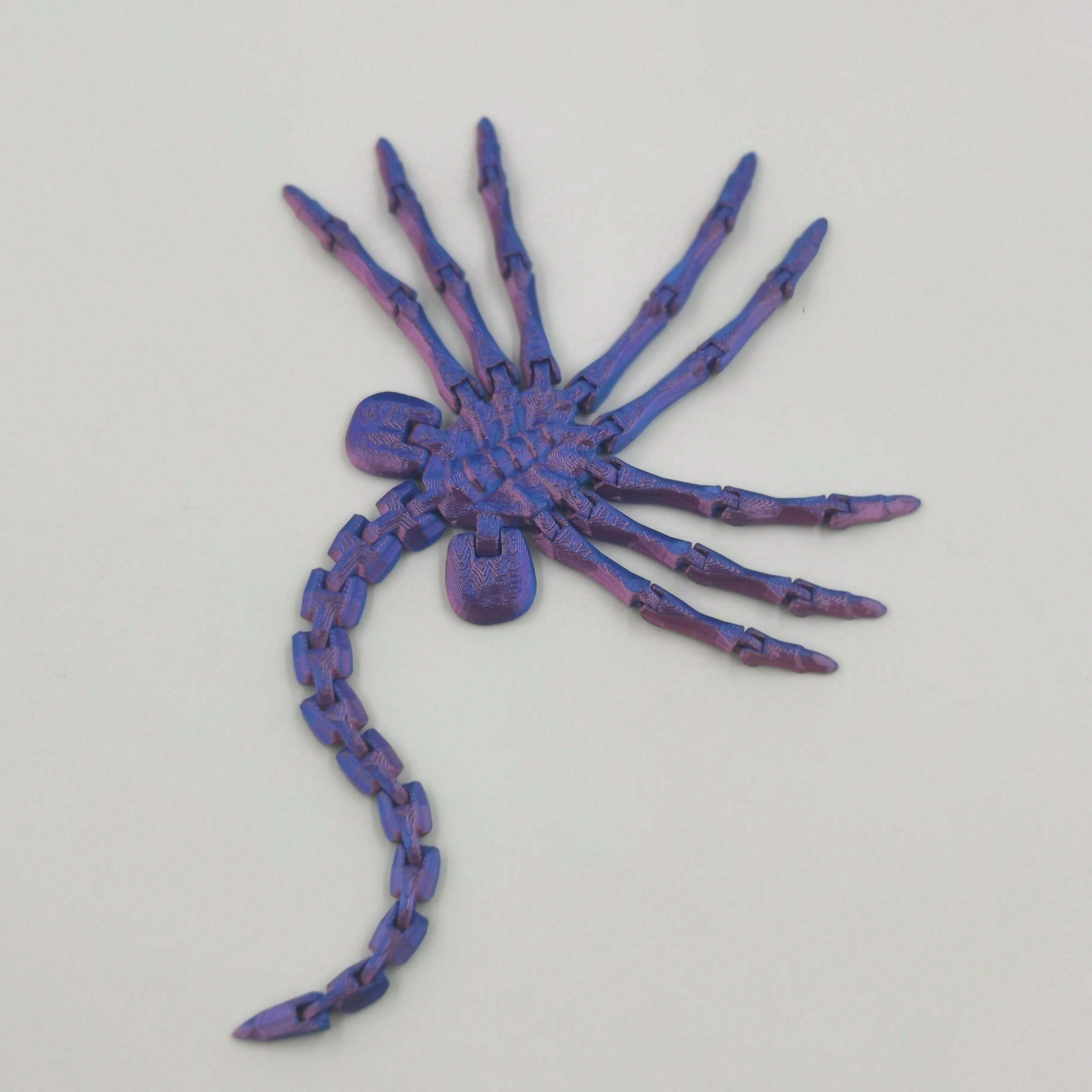 3D Printing Of Alien Creatures, Spiders, Face-Hugging Insects, Movable ...