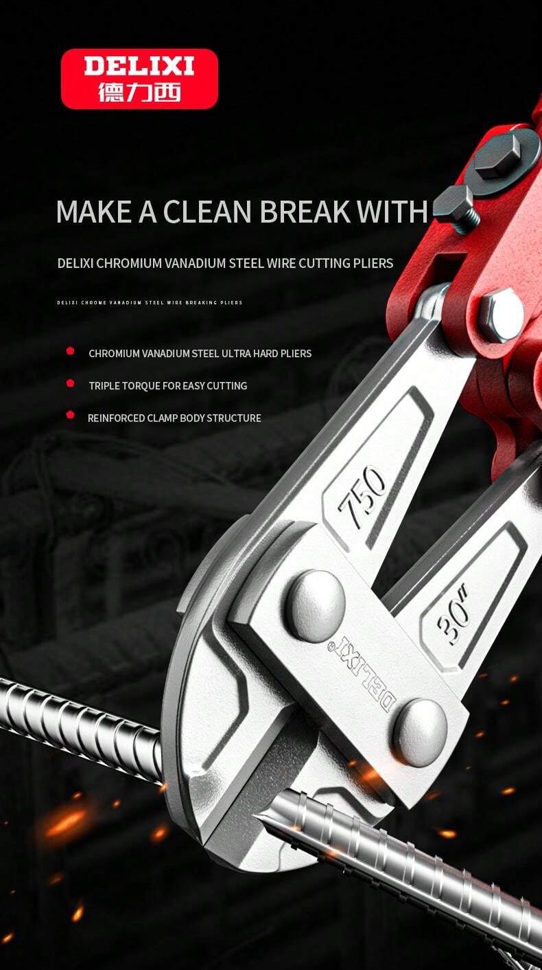 Rebar Shears, Steel Wires, Wires, Large Pliers, Vigorously Destroy Lock ...