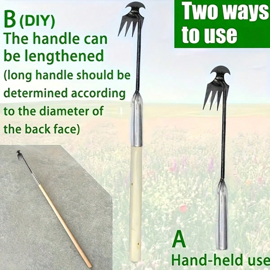 1pc Ergonomic Extendable 4-Teeth Puller - Comfortable Stand-Up ...