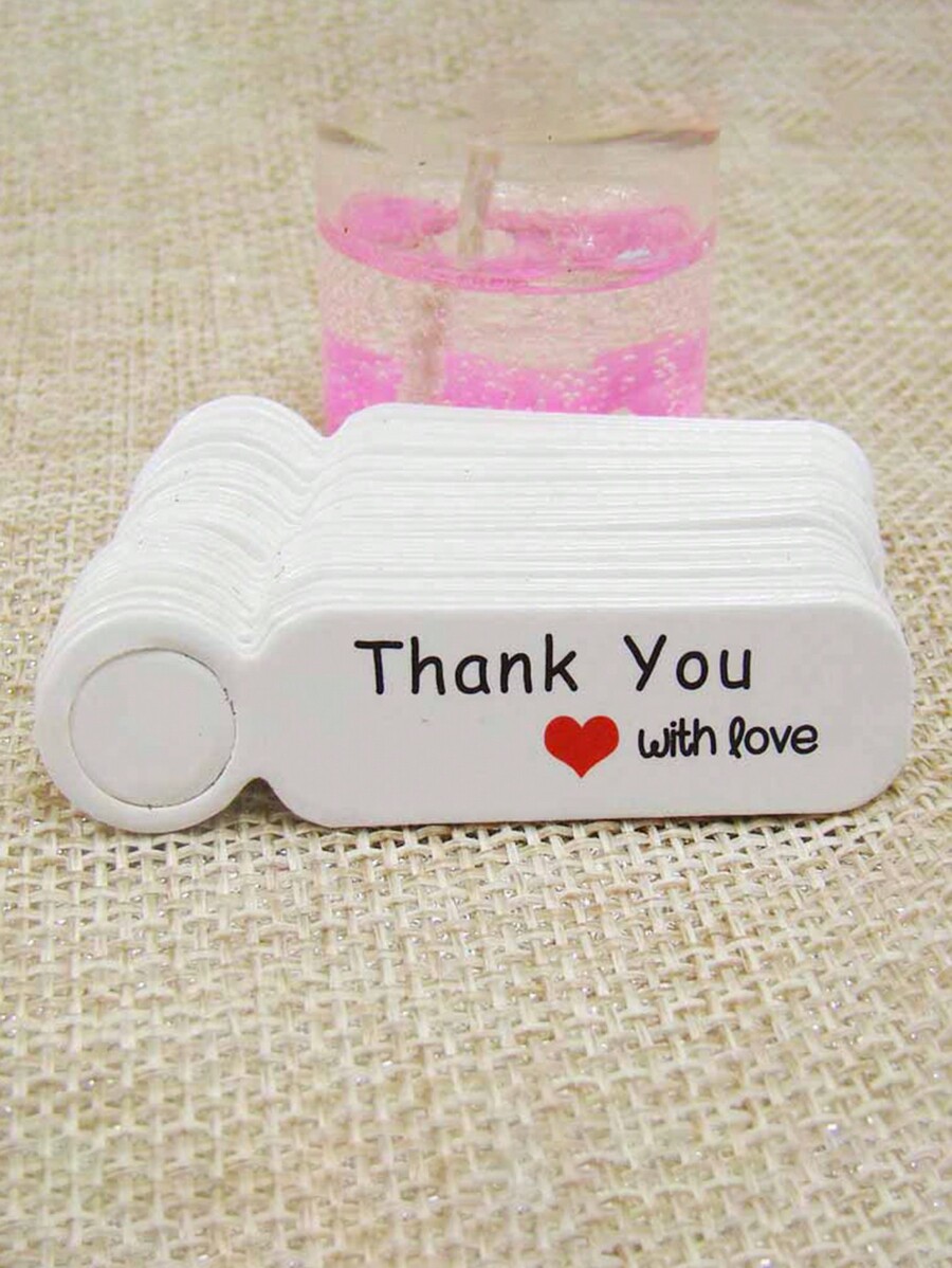 100pcs/Pack Handmade DIY Gift Tag Labels | SHEIN USA