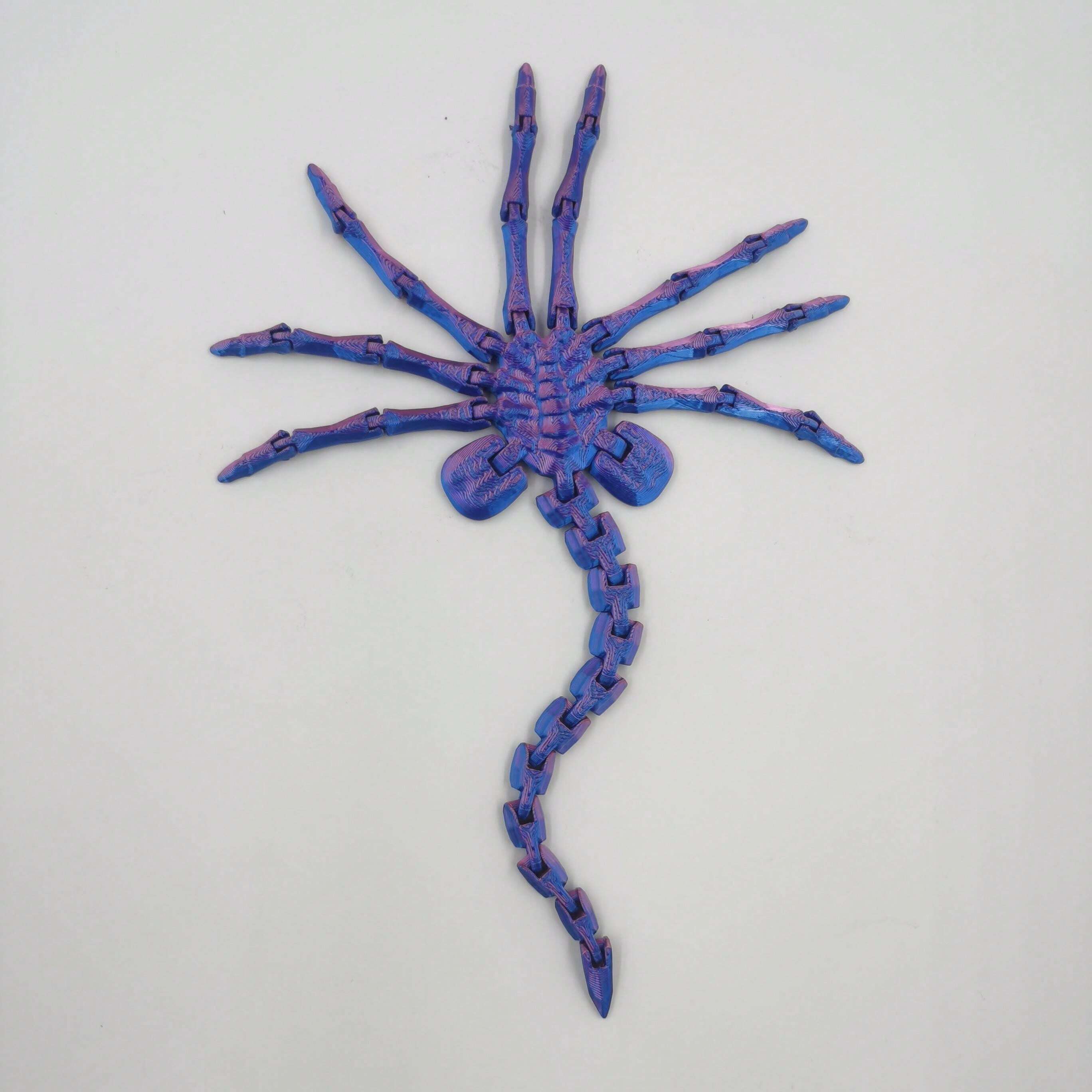 3D Printing Of Alien Creatures, Spiders, Face-Hugging Insects, Movable ...