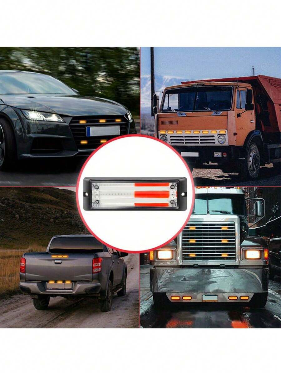 Newly COB Car Truck LED Side Light 12-24V Multi-Mode Motorcycle Rear ...