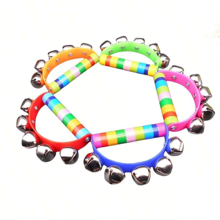5 Colors Available Half Round Hand Ringing Bell Creative Children Orff ...