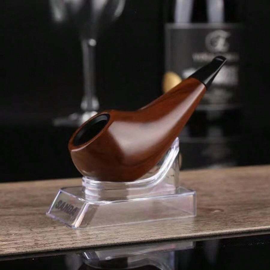 1pc Yunnan Imported Pipe Briar Curved Pipe Filter Pipe Smoking Set Old ...