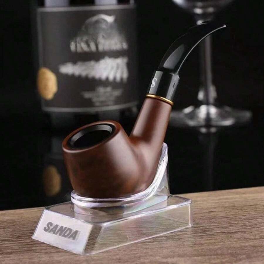 1pc Yunnan Imported Pipe Briar Curved Pipe Filter Pipe Smoking Set Old ...