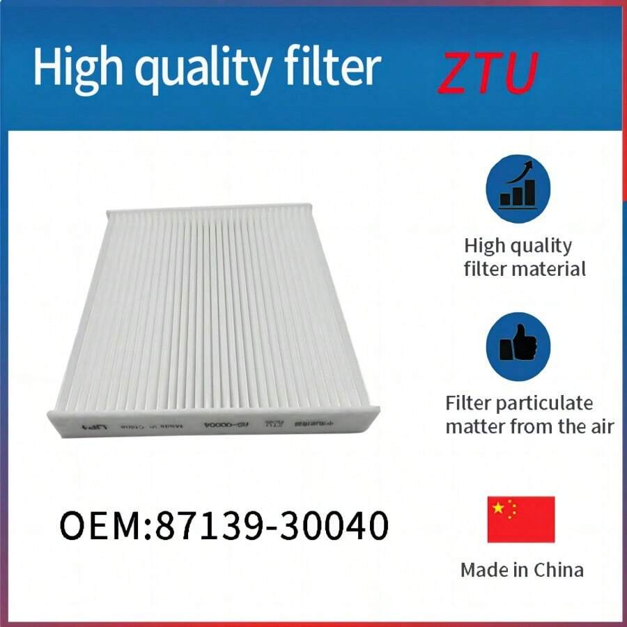 1pc Cabin Air Filter, White Non-Woven Fabric High Efficiency Filter For ...