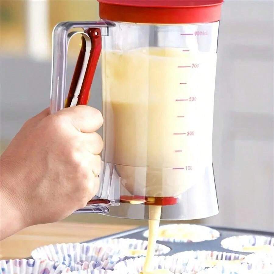 1pc Pancake Batter Dispenser With Easy-Pour Handle - Multifunctional ...
