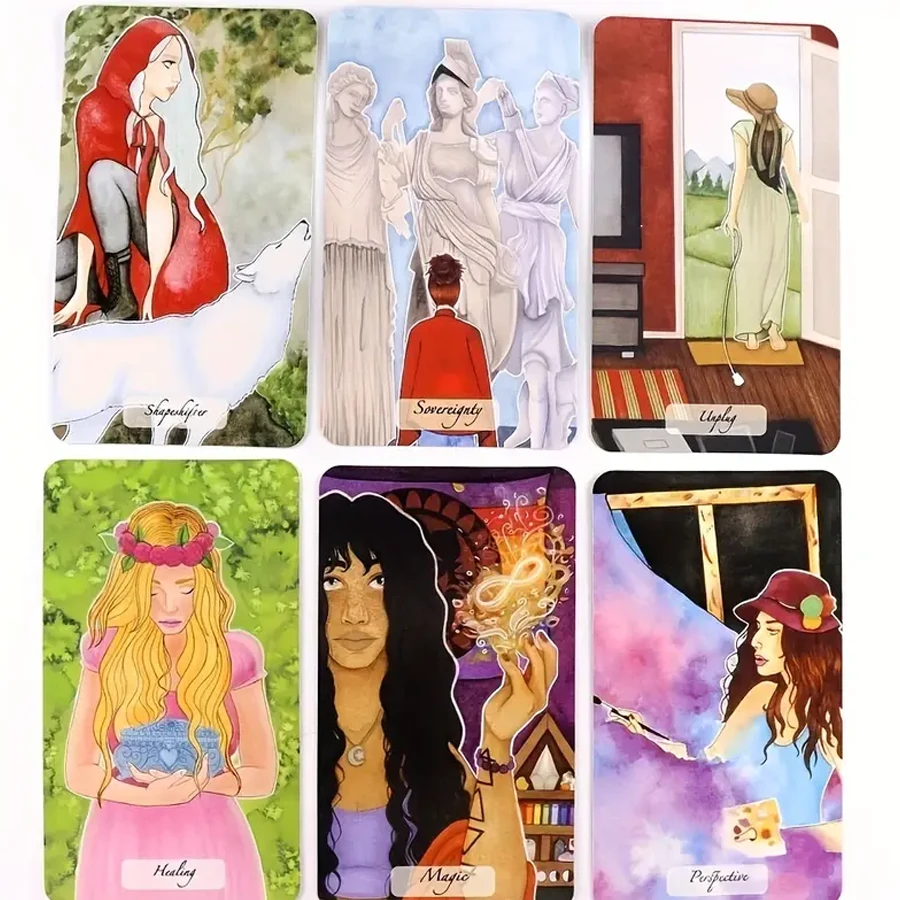 1pc The Awakened Soul Oracle Cards ( With QRCode Pdf-Guidebook ),Adult ...