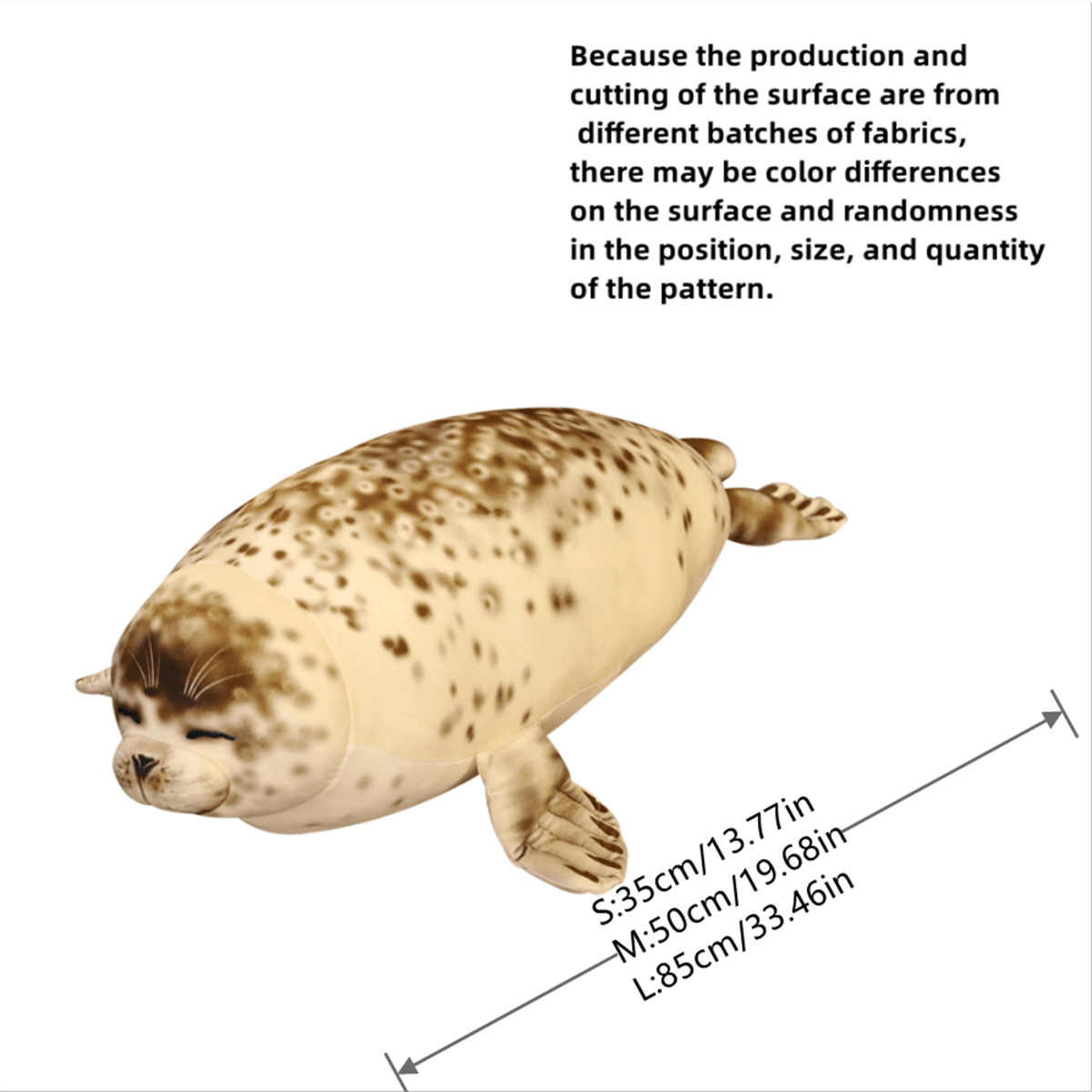 Boneca de pelúcia de foca fofa, almofada de pelúcia de foca de animal ...