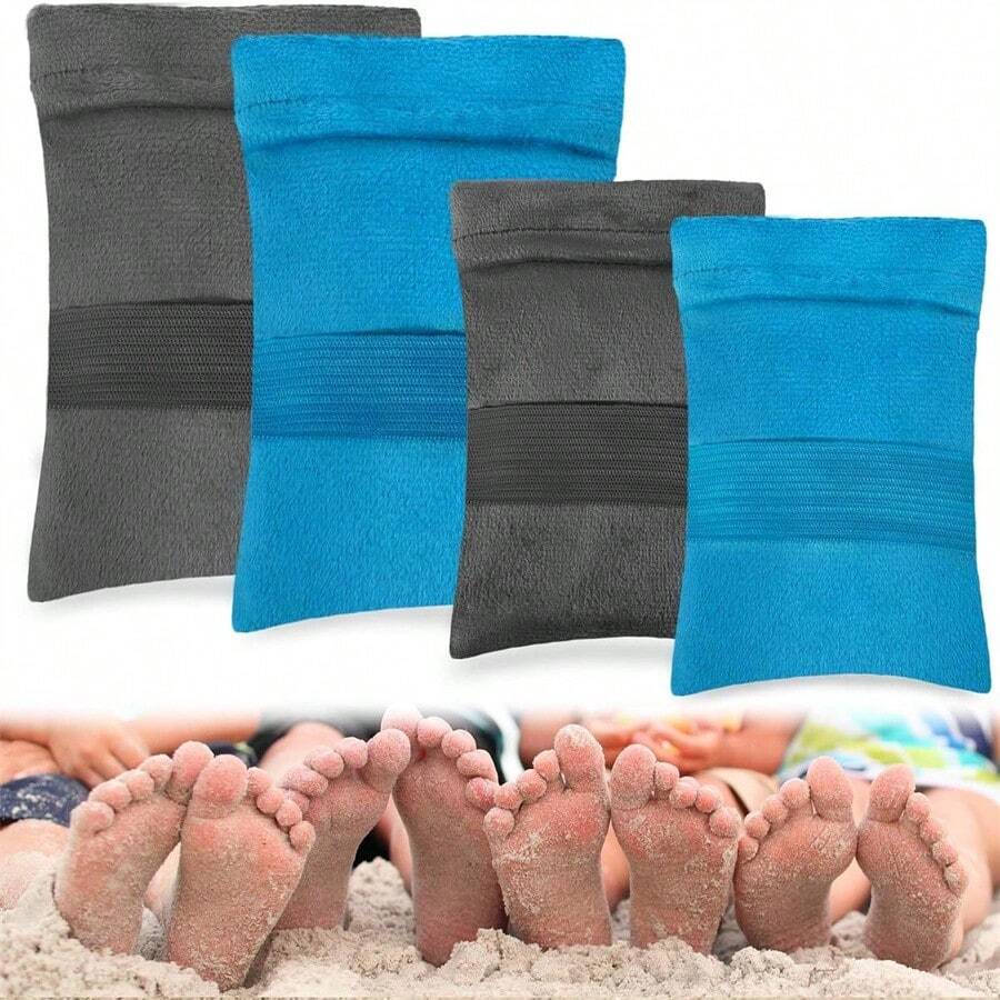 Sand Removal Gloves And Bag Set For Easy Removal Of Sand From Body ...