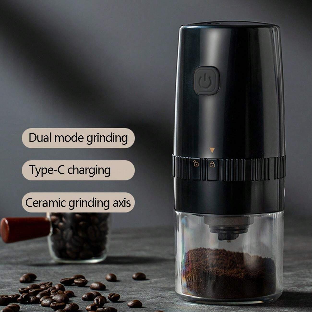 1pc Portable USB Chargeable Electric Grinding Machine For Grains ...