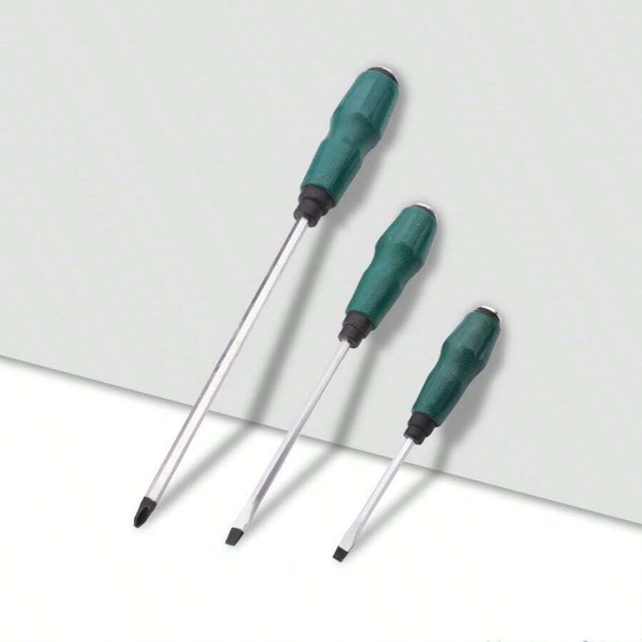 1pc Green Screwdriver Set With Magnetic Phillips & Slotted Screwdrivers ...