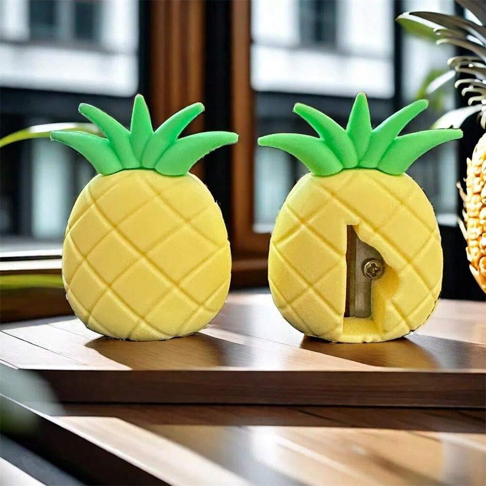 1 Pack, Cute Pineapple Pencil Sharpener, Colored Pencil Sharpener Small ...