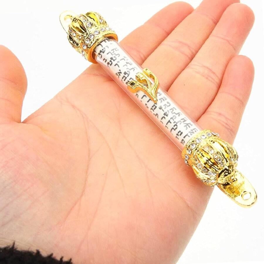 Round Doorpost, Mesusa, Blessings From The Holy Land, Mesusa Plaque ...