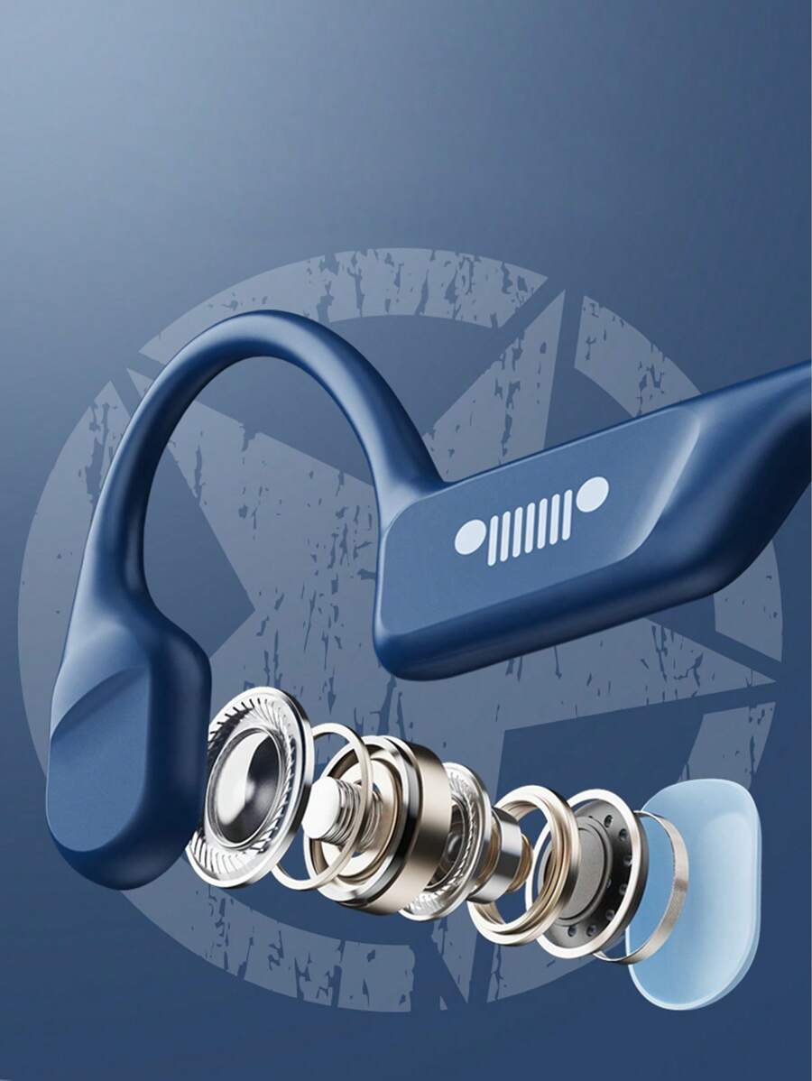 Jeep JP EC006 ボーンコンダクションイヤホン 首掛け式 ワイヤレスヘッドホン ハイファイ イヤーフック付きマイク付きイヤーバッド | #SHEIN1111sale