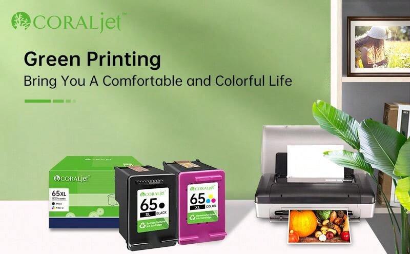 CORALjet Coraljet 65xl Ink Cartridge Replacement For HP 65 XL Ink ...
