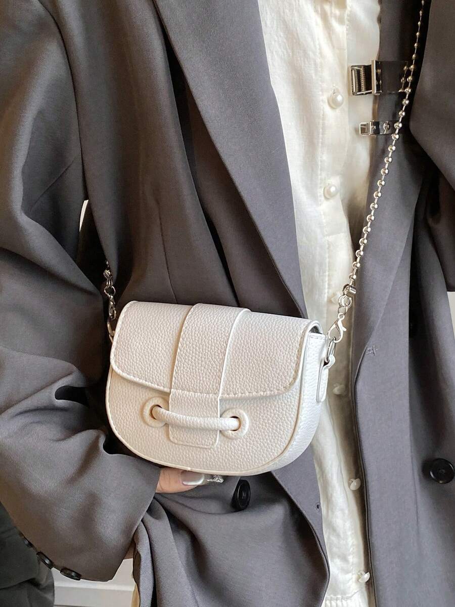 Summer Deluxe Mini Bag Delicate Saddle Bag Fashion Chain Crossbody Bag ...