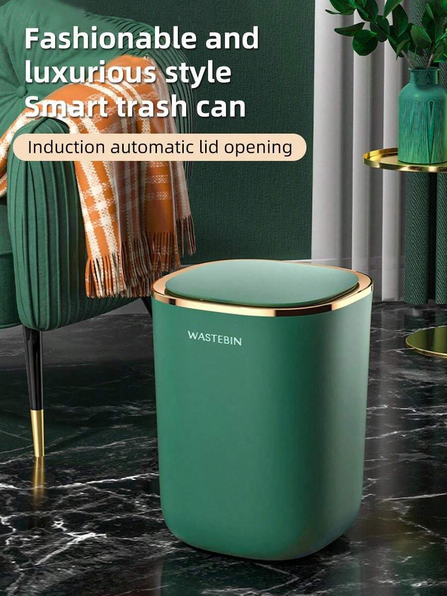 12L Non-Contact Square Automatic Sensor Trash Can With Rounded Corners ...