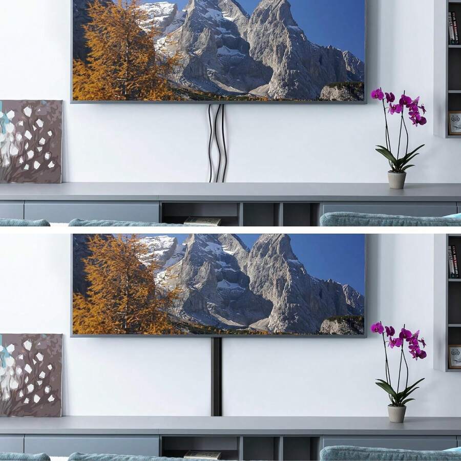 Cord Hider Wall,158 Inch Cord Cover,Cable Hider Cable Raceway Cable ...